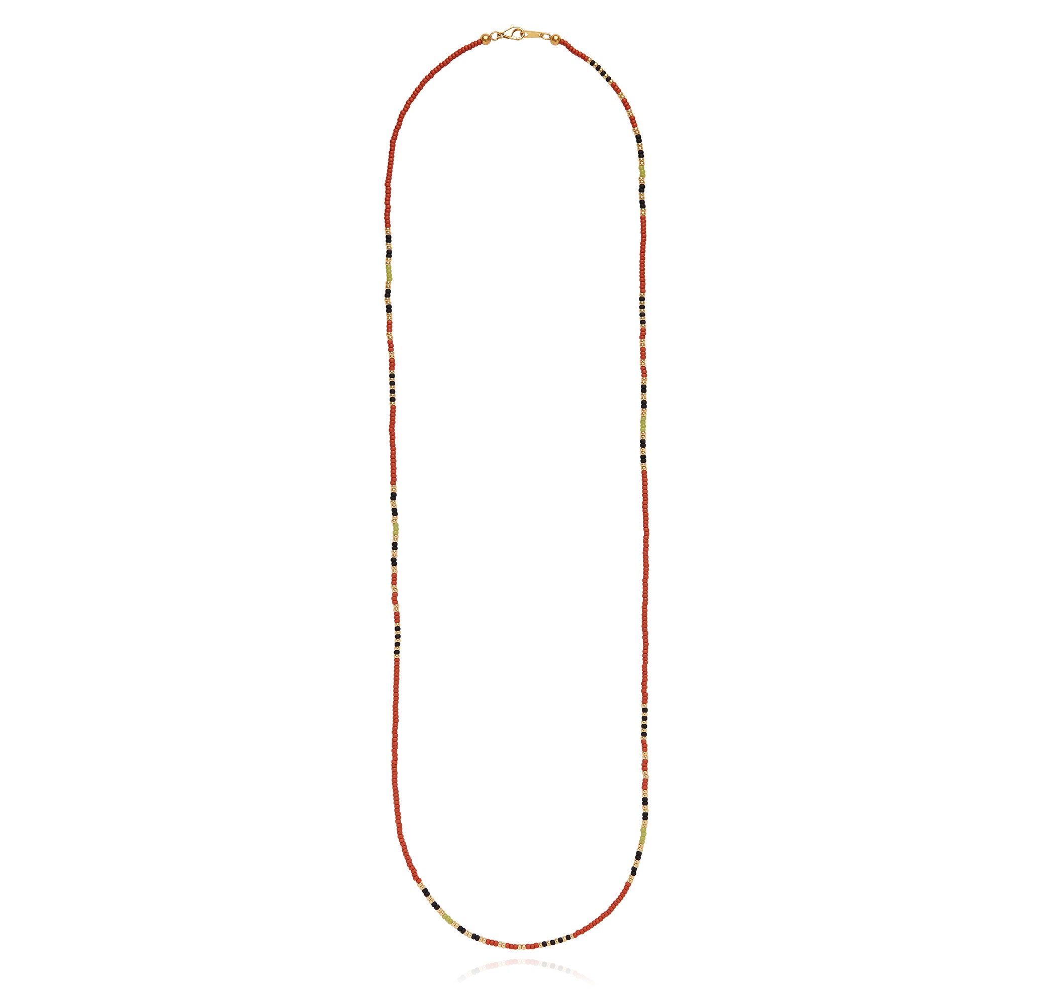 Shinga Beaded Necklace 28” | Handmade Jewelry | Anna Beck Jewelry ...