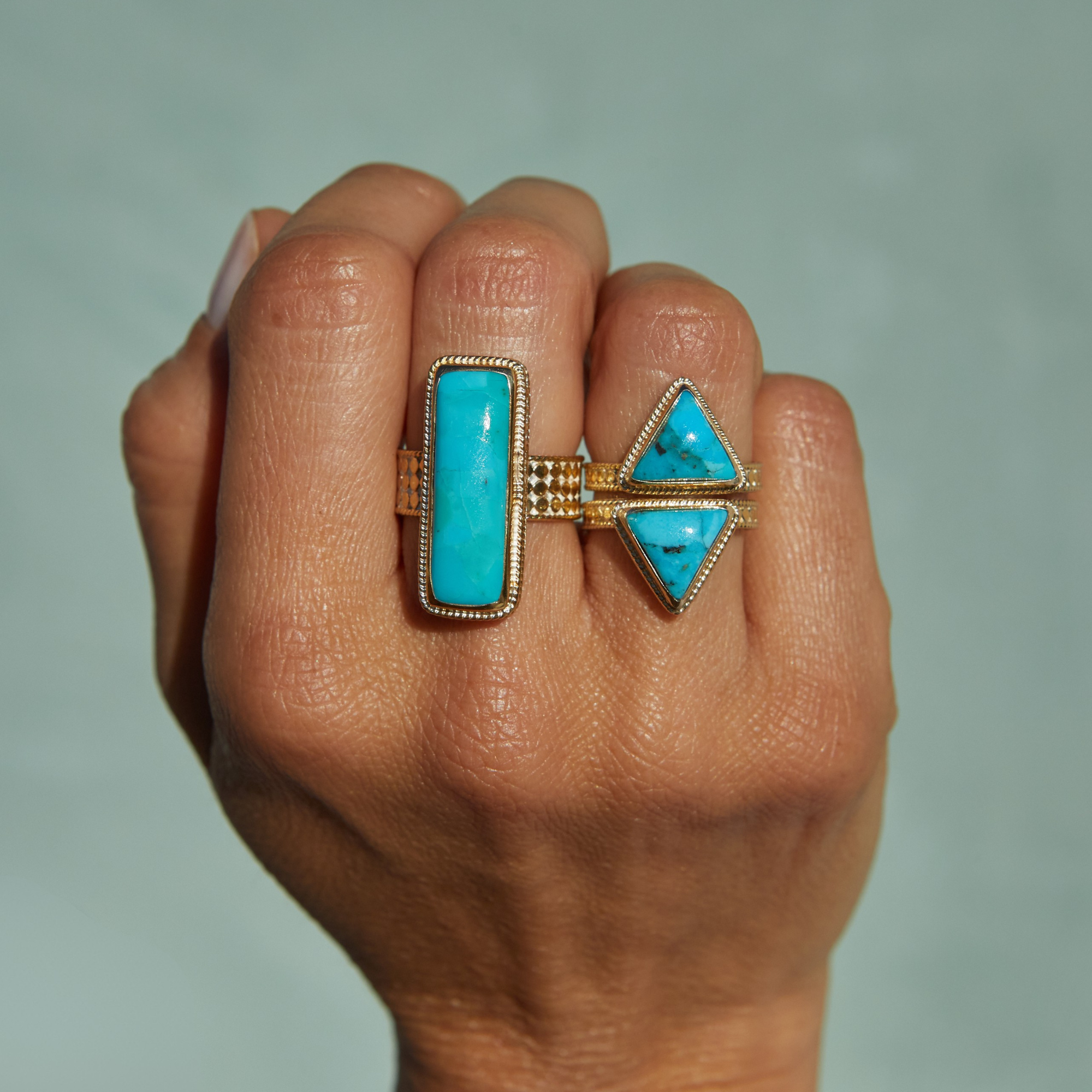 Turquoise Bar Ring – Anna Beck Designs, Inc